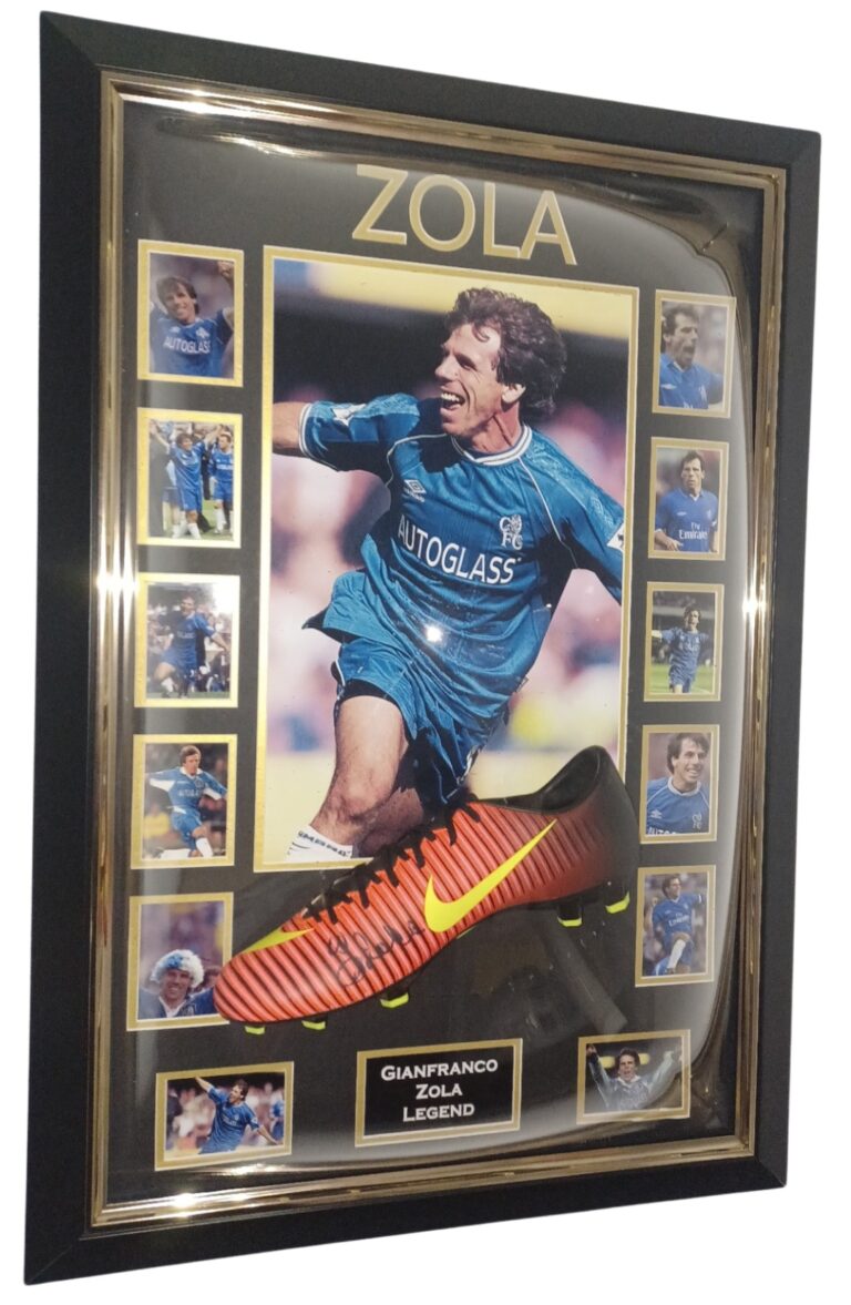 Gianfranco Zola Signed Football Boot – Signed Memorabila Shop