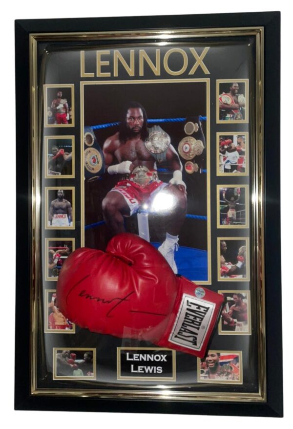 Lennox Lewis Signed boxing Glove – Signed Memorabila Shop