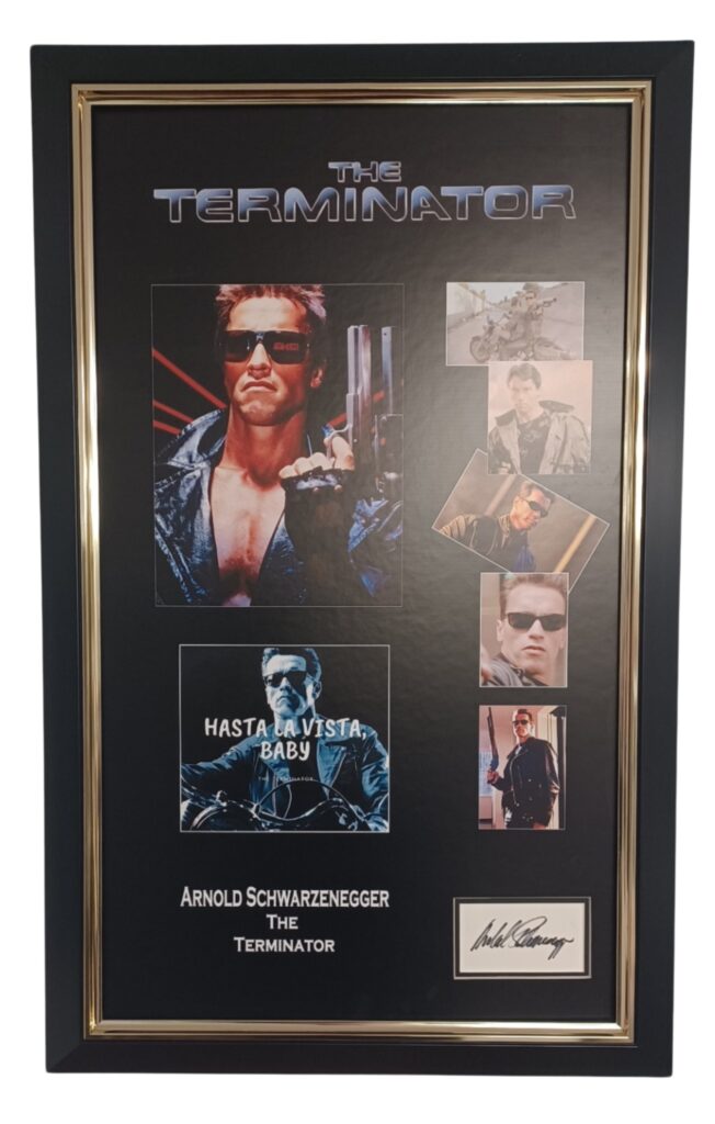 Arnold Schwarzenegger Signed Display – Signed Memorabila Shop