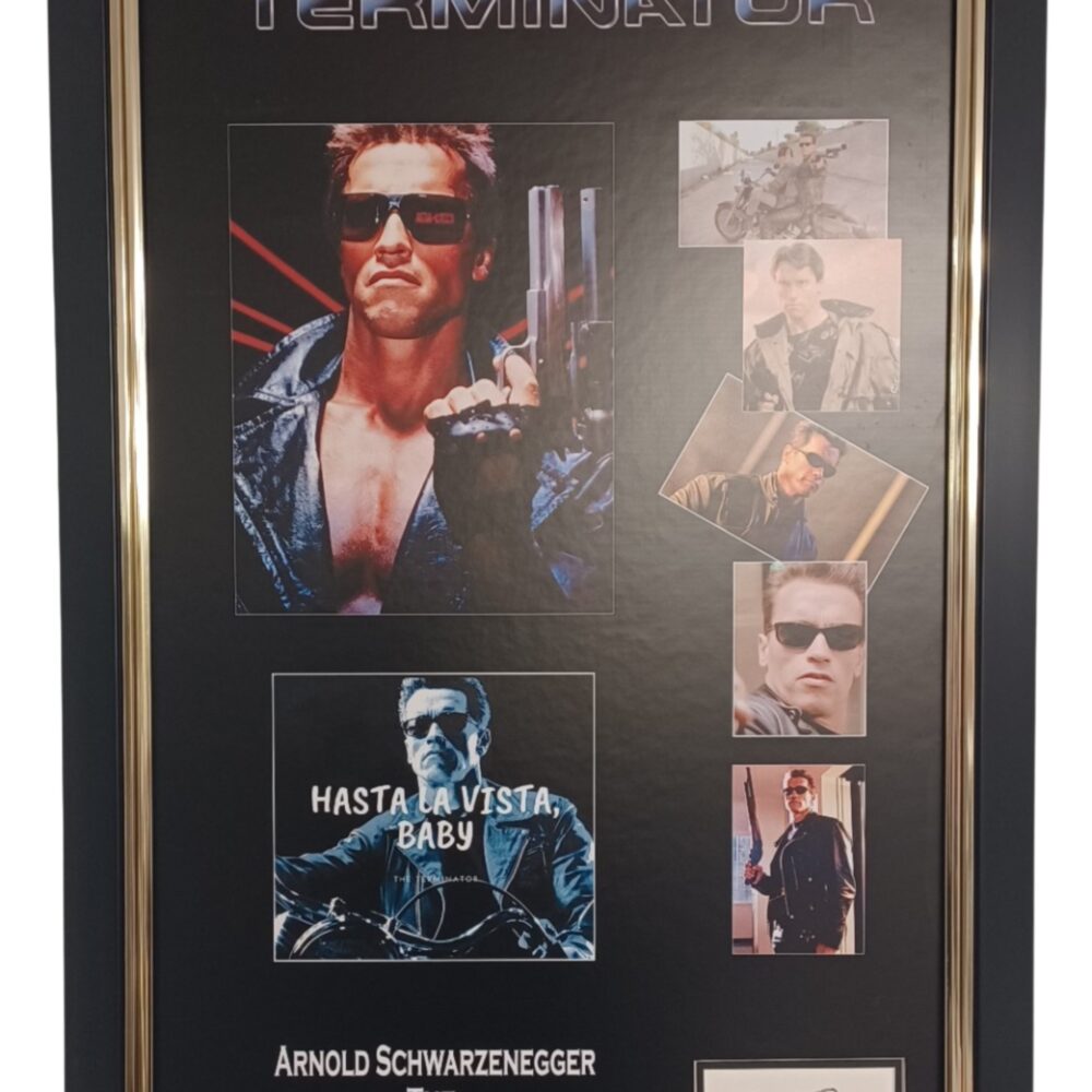 Arnold Schwarzenegger Signed Display – Signed Memorabila Shop