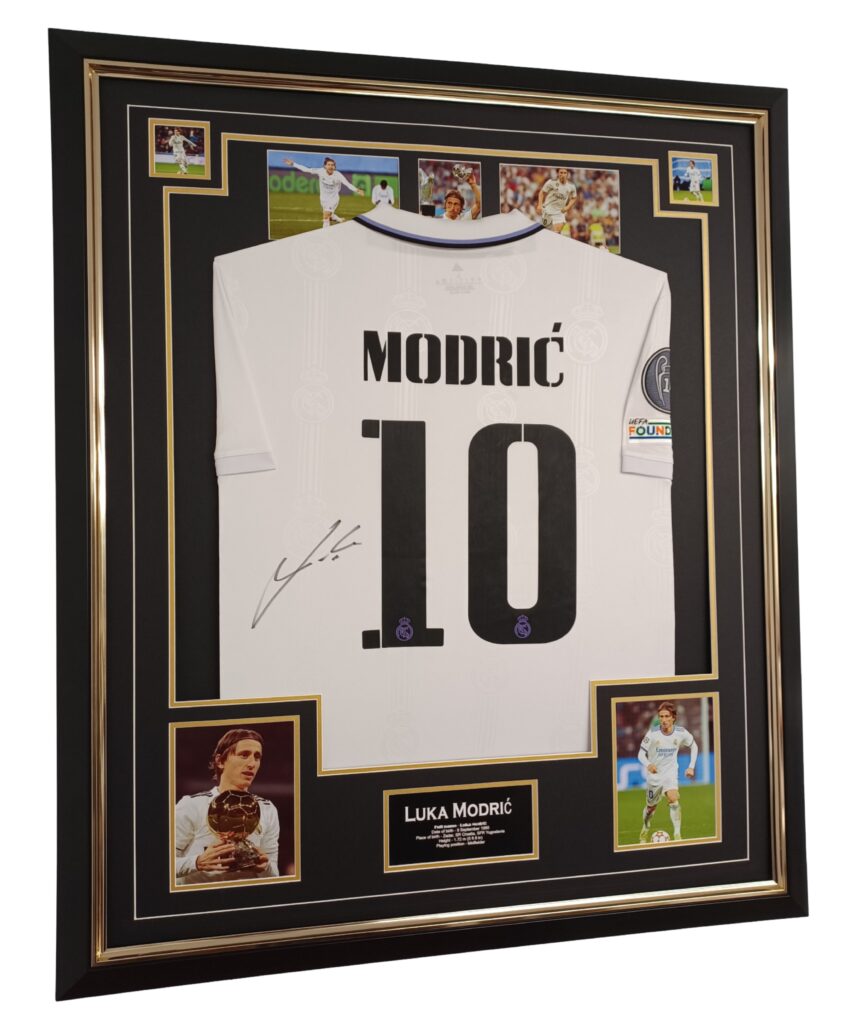 MADRID Legend Luka Modric Signed Shirt | Signed Memorabila Shop | Shop ...