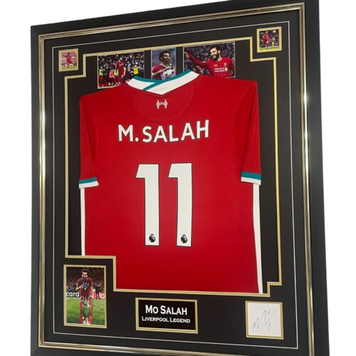 Mo Mohamed Salah of Liverpool Signed Display with Shirt – Signed ...