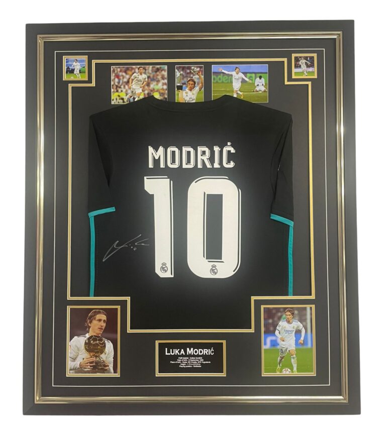 MADRID Legend Luka Modric Signed Shirt – Signed Memorabila Shop
