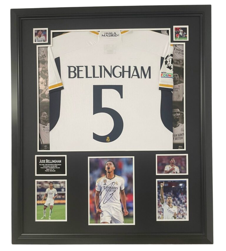 Madrid Legend Jude Bellingham signed Photo with Shirt – Signed ...