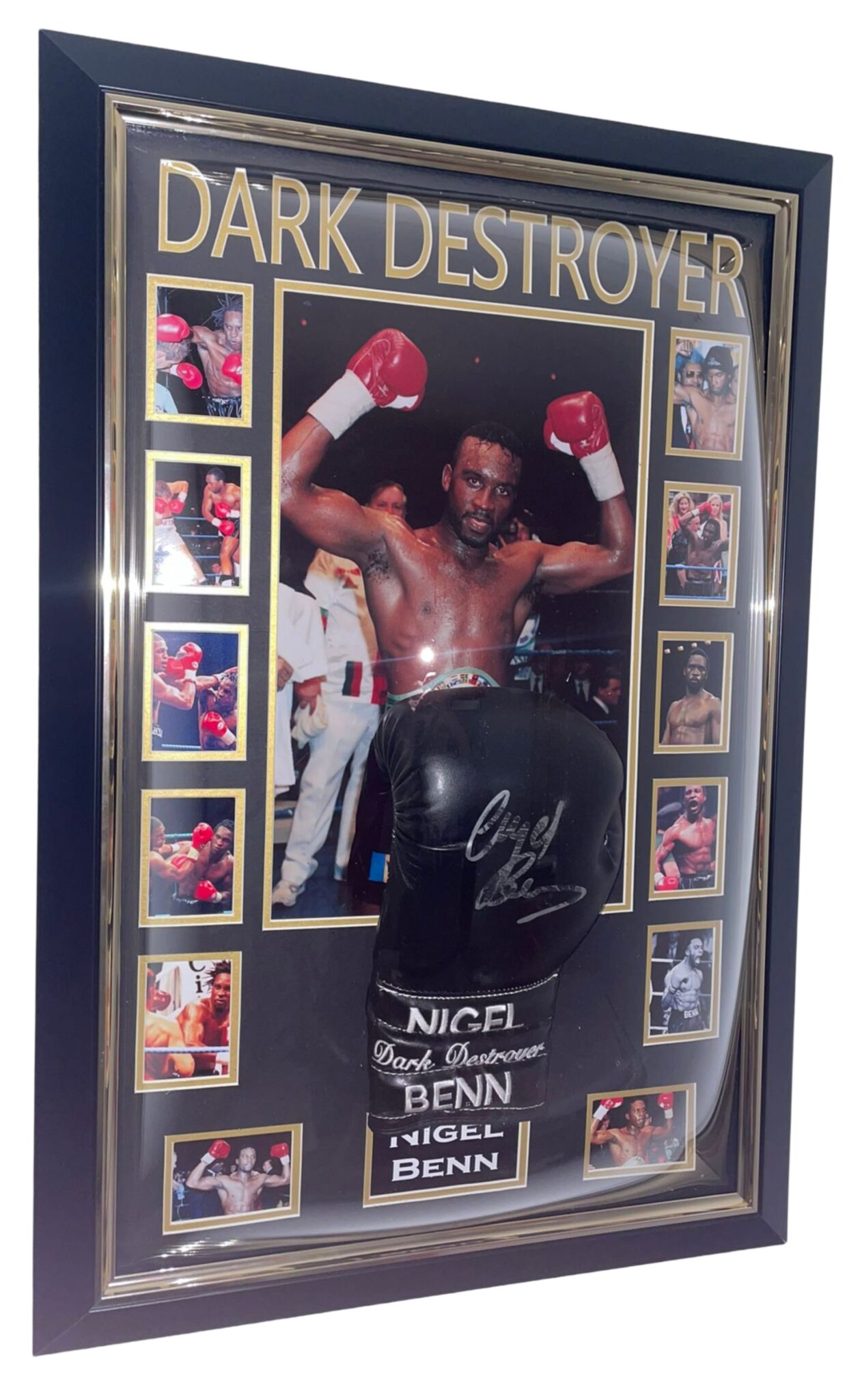 Nigel Benn Signed Boxing Glove – Signed Memorabila Shop