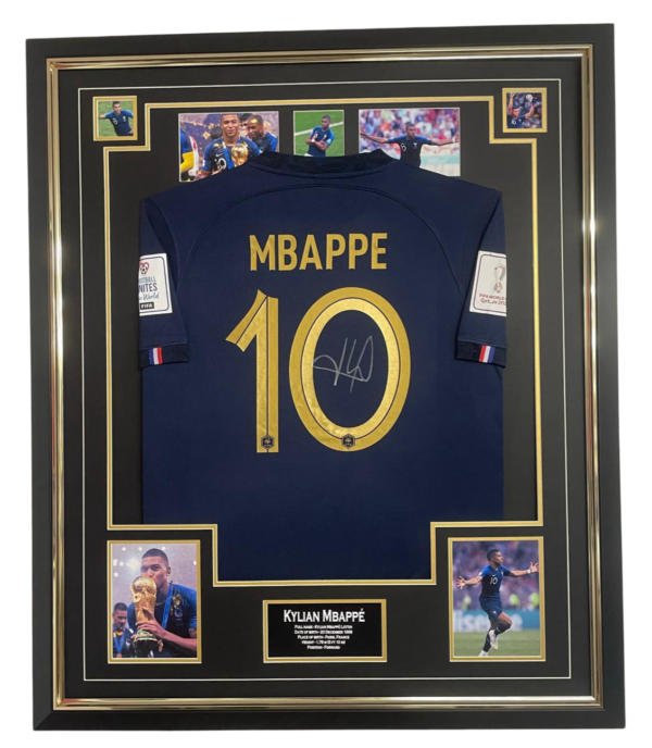 Kylian Mbappe Signed Shirt – Signed Memorabila Shop