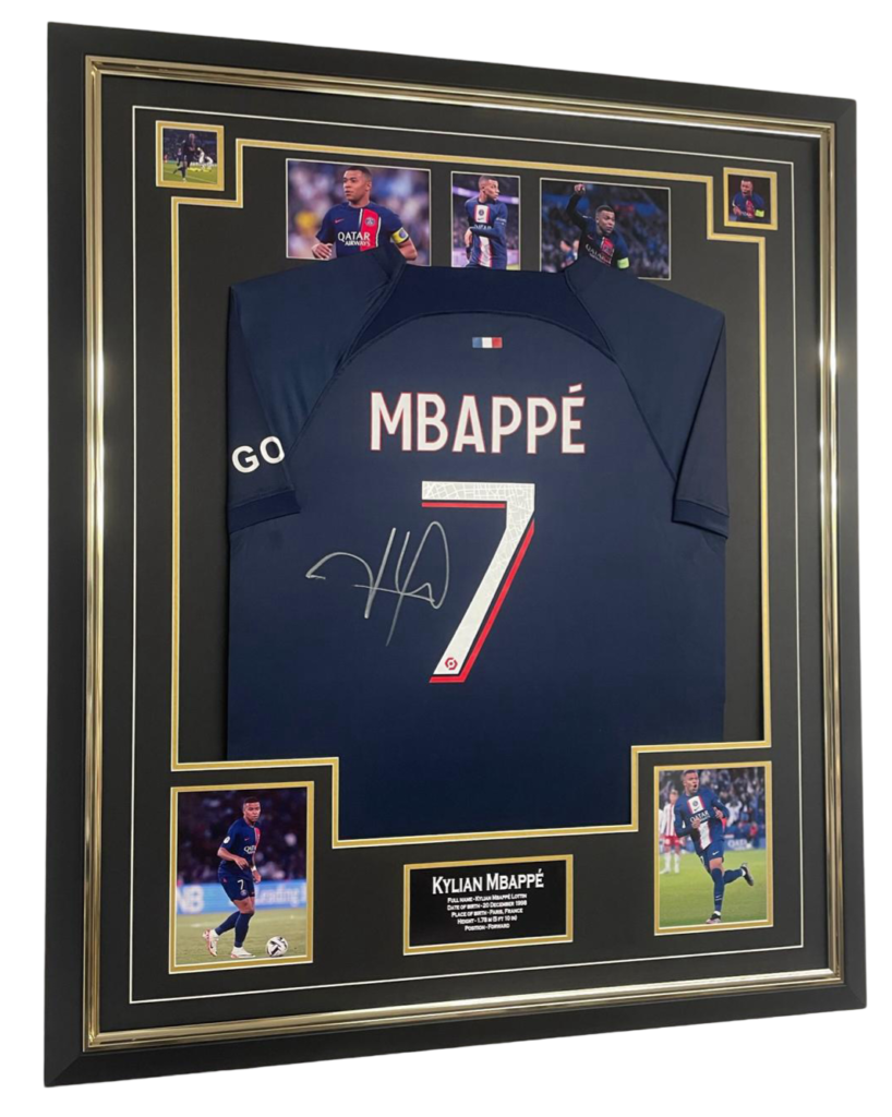 Kylian Mbappe Signed Shirt – Signed Memorabila Shop