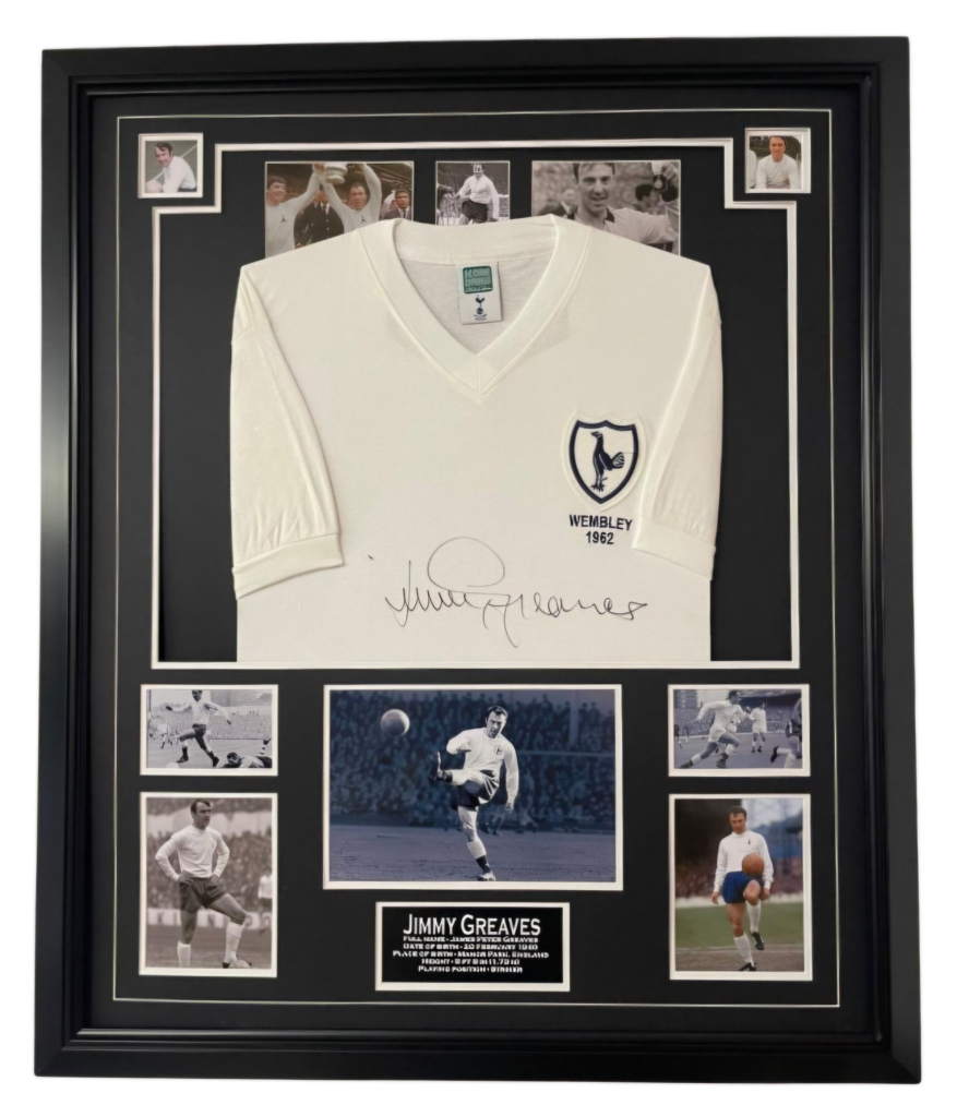 Jimmy Greaves of Tottenham Signed Shirt – Signed Memorabila Shop
