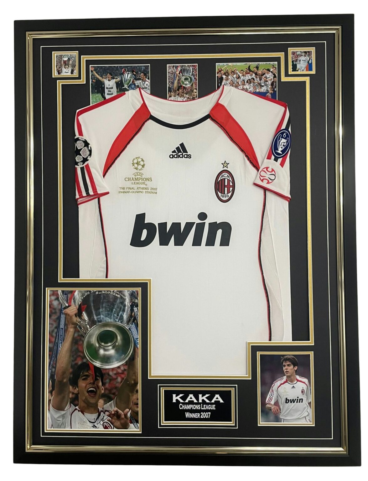 Milan Legend Kaka Signed Photo with Shirt – Signed Memorabila Shop