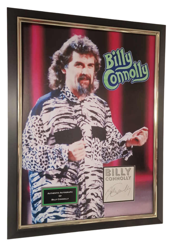 Billy Connolly Signed Picture Display – Signed Memorabila Shop