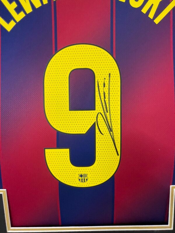 Robert Lewandowski Signed Shirt Barcelona Legend – Signed Memorabila Shop