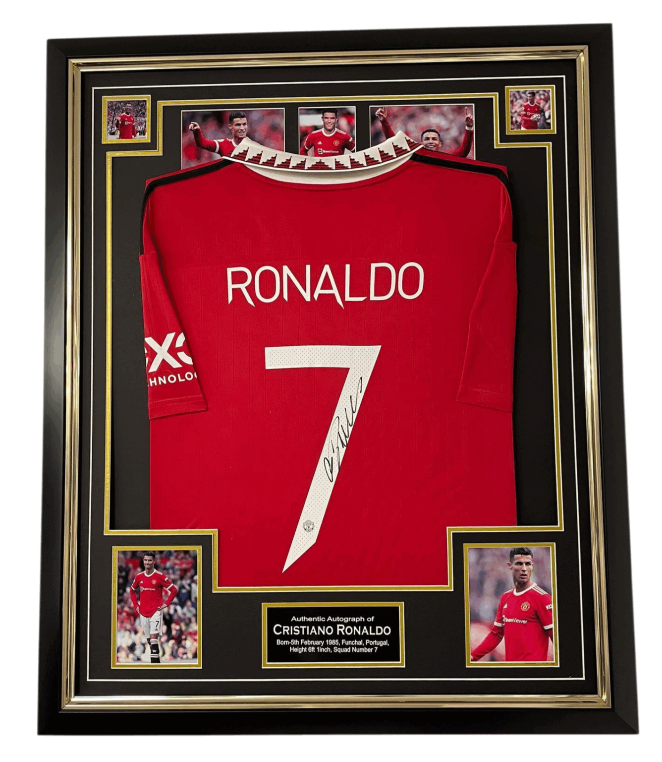 United Legend Cristiano Ronaldo Signed Jersey with * CLUB CERTIFICATE ...