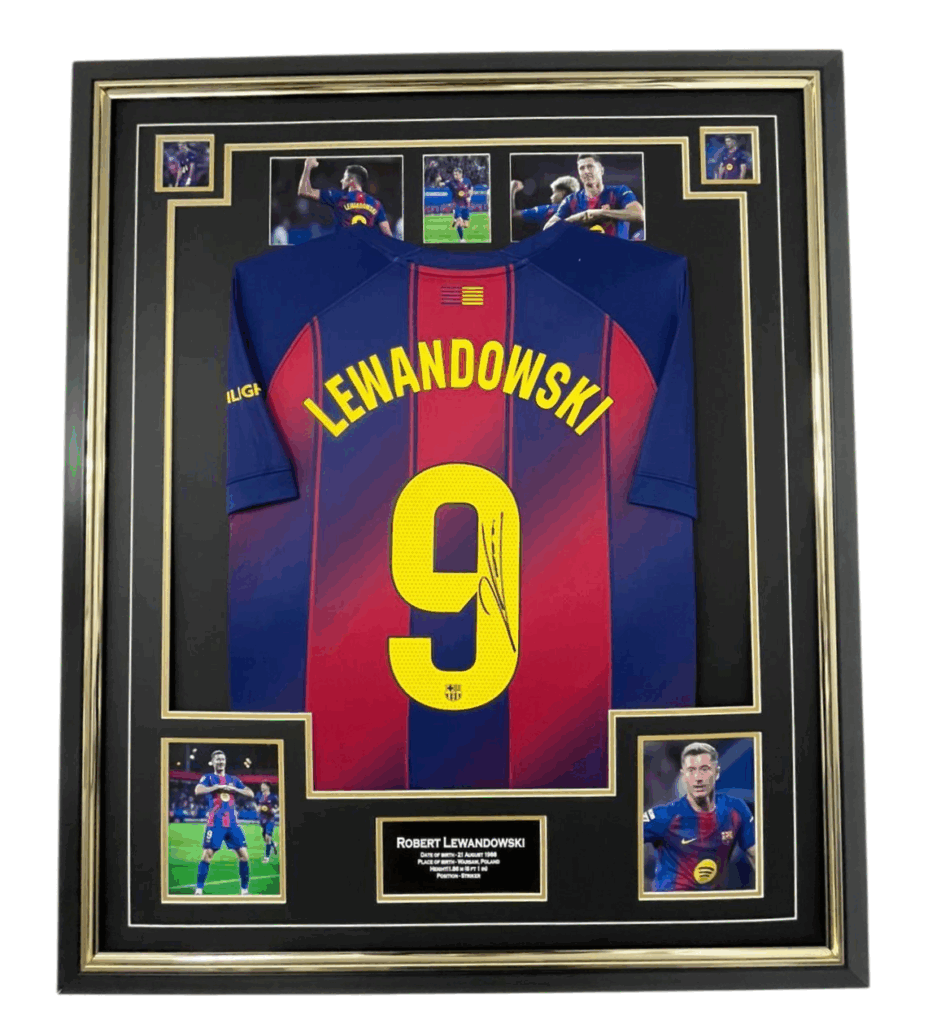 Robert Lewandowski Signed Shirt Barcelona Legend – Signed Memorabila Shop
