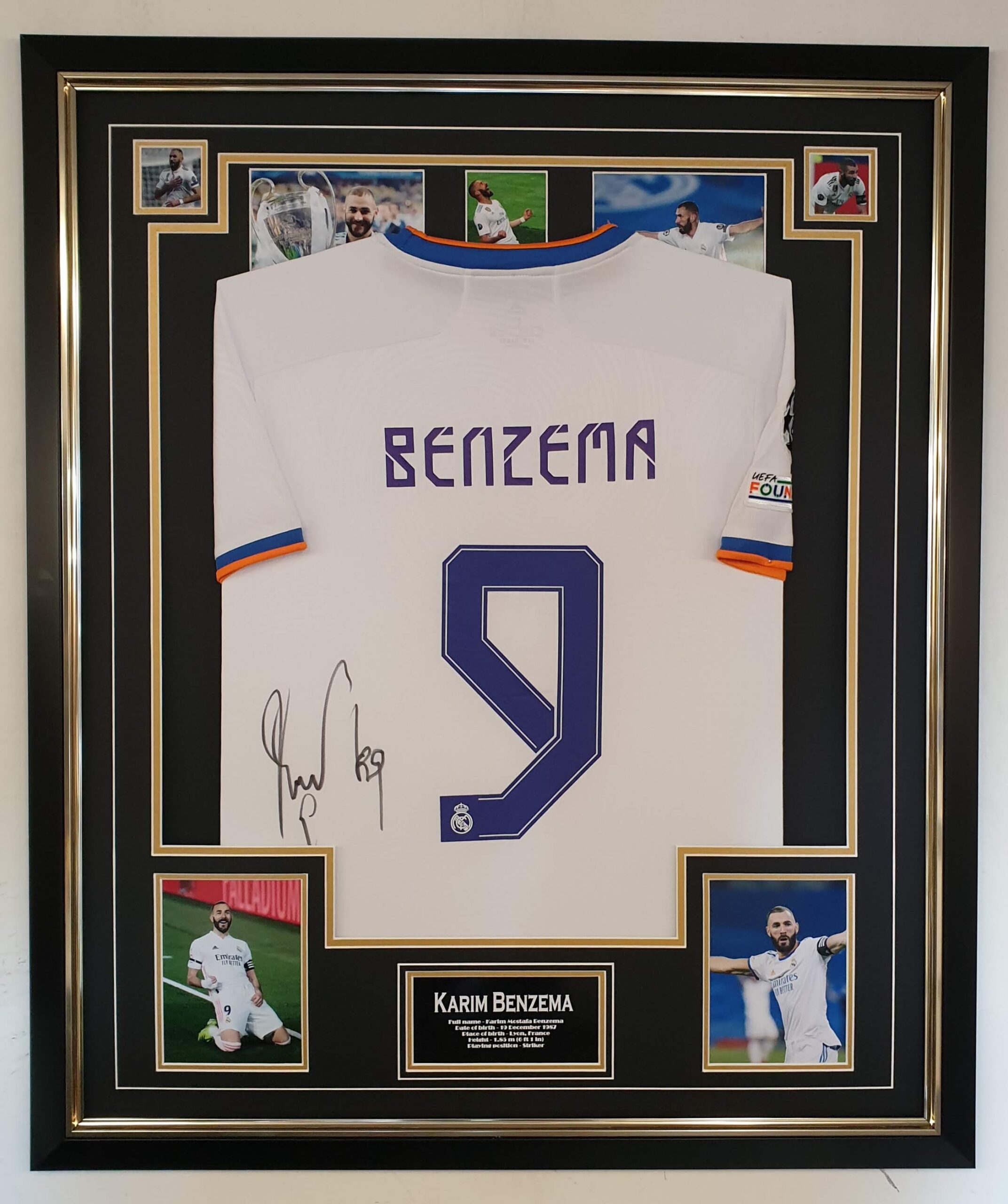 Karim Benzema of Real Madrid Signed Shirt - Signed Memorabila Shop